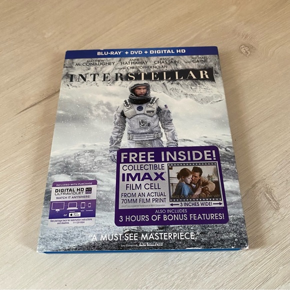 Paramount | Media | Interstellar 25 Bluraydvd 2 Disc Set W70mm Film ...